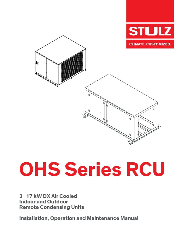 Precision Cooling - Indoor Mount | STULZ USA